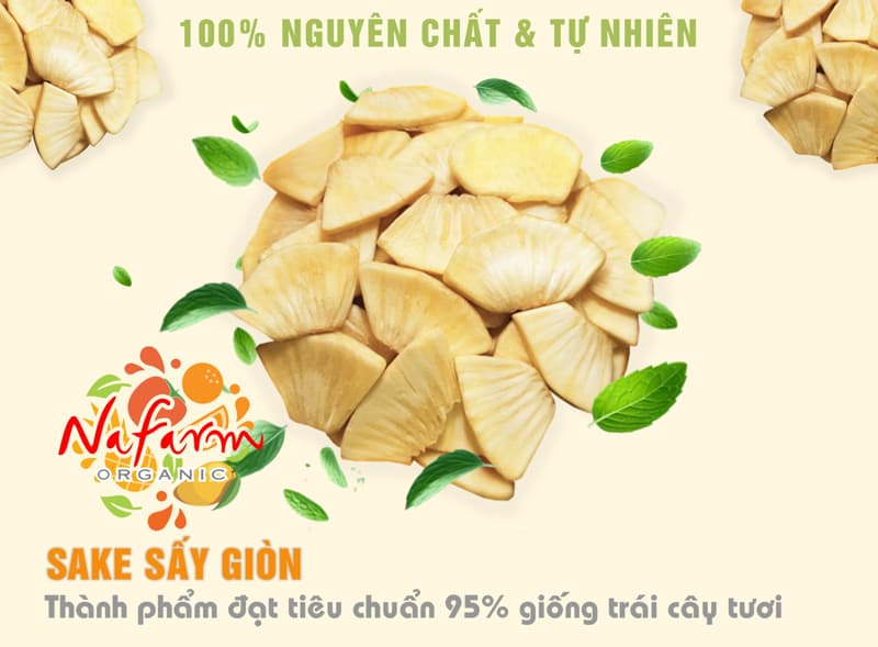 Sa kê khô giòn dòn không đường (Crispy dried breadfruit) Đặc Sản Cao Cấp Việt NAFARM.VN ...